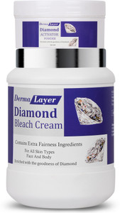 dermalayer Diamond Bleach Cream With Activator Powder 1 kg Price in India - Buy dermalayer ...