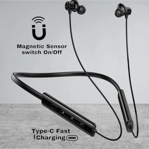 TWS Wireless Neckband, 48Hrs Playtime, Double EQ Mode, Fast Charging_BJ Bluetooth & Wired Price ...