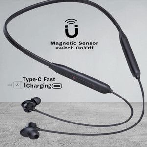 house of common Wireless Neckband, 48Hrs Playtime, Double EQ Mode, Fast Charging_X9 Bluetooth ...