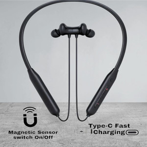 house of common Wireless Neckband, 48Hrs Playtime, Double EQ Mode, Fast Charging_TW Bluetooth ...