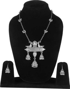 Dev Fashion Copper Sterling Silver Silver Jewellery Set Price in India - Buy Dev Fashion Copper ...
