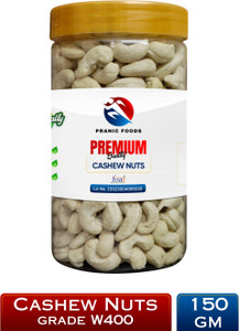 pranic foods Cashew Nuts - Small Size Delicious Kaju W400 - 150gm Cashews Price in India - Buy ...