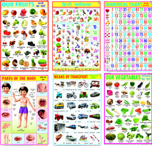 Educational Chart Ideal for Homeschooling and Nursery Education (Pack ...