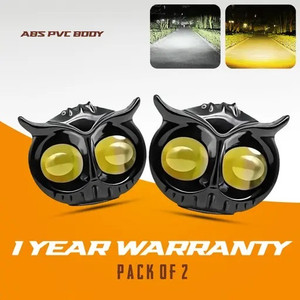 TRYFLY TR2 2 Led OWL Shape LED Fog Lights, Motorcycle Auxiliary Spot Lights Fog Lamp Motorbike ...