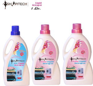 SHOPITECH 3 Multipack Liquid detergent Suitable for top and front load Liquid Detergent Multi ...