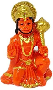 StrawHat Lord Balaji Bajrangbali Idol for Temple Car Dashboard Home Decor Statue Decorative ...