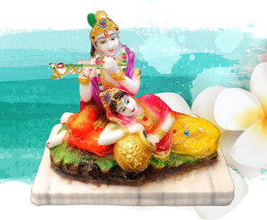 SHREE RAM IMPEX Radha Krishna Idol Murti for Home Decor- Office Temple Showpiece Statue ...