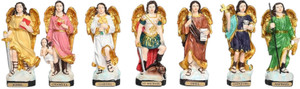 KariGhar Seven Archangels Statues Angels Figures - Reiki Healing (Set of 7) Decorative Showpiece ...