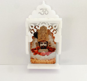 Niya Krafts Khatu Shyam Temple for Car Dashboard White Acrylic Decorative Showpiece - 8 cm Price ...