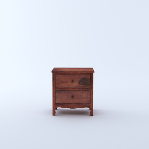 HeavenARK Aster Wooden 2 Drawer Side Table-Teak Solid Wood Bedside Table Price in India - Buy ...