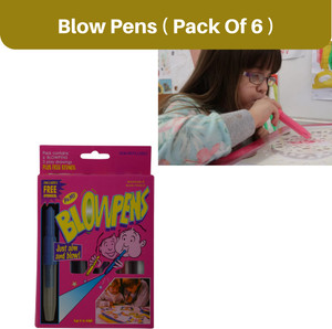 Flipkart.com | Extraposh Decor Magic Blow Pens - Set of 6 Conical Nib Sketch Pen