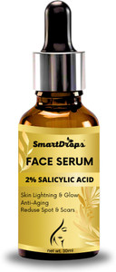 smartdrops 2% Salicylic Acid Serum with Witch Hazel & Willow Bark for Active Acne (pack of 1 ...
