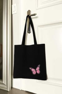 AIA.FAB Black Tote AIA BLACK CANVAS TOTE Black - Price in India | Flipkart.com
