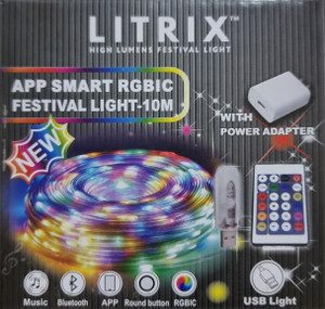 Litrix Roseleaf USB-Bluetooth-RGB with remote control Light Strip Price in India - Buy Litrix ...