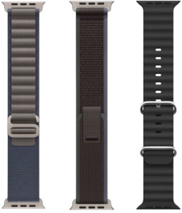 onefit Premium Combo of Alpine, Trail & Ocean Loop Band for 42,44,45,49(mm) Smart Watch Strap ...