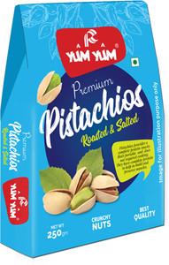 YUM YUM Roasted & Salted Pistachios 250g, Pista Dry Fruits - Price in India - Buy YUM YUM ...