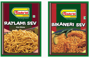 SAMRAT |Combo Pack of 2| BIKANERI SEV BHUJIA | RATLAMI SEV BHUJIA|Tasty Snacks|NAMKEEN| Price in ...