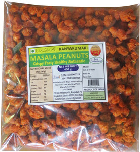 LUSKA Kanyakumari Hot Masala Fried Peanut Namkeen Snack|MasalaKadalai|Zero Cholesterol Price in ...