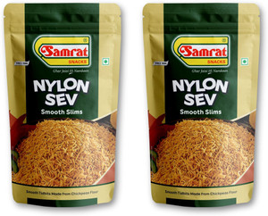SAMRAT Nylon Bhujia Sev – Smooth Slims Namkeen | Perfect for Indian Chaat & Snacks Price in ...