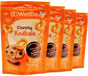 WellBe Kodbale| Original Flavour| Healthy Ingredients, 135 G x Pack of 4 Price in India - Buy ...