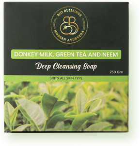 Bio Blessings Donkey Milk Green Tea and Neem Soap For Women & Men - Price in India, Buy Bio ...