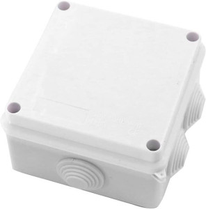 securefly 4X4 Inches Square IP65 Junction Box for CCTV Surveillance Security Cameras Square ...