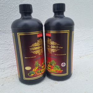 micronol HUMUINOL GOLD PLUS HUMICACID100%ORGANIC FERTILIZER FOR ALL PLANTS(500MLX2)1000ML ...