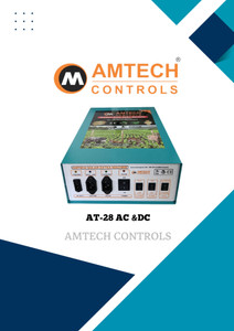 Amtech Controls ACDC Solar Fence Energizer 1 TO 40 Acre for Agricultural MPPT Solar Charge ...