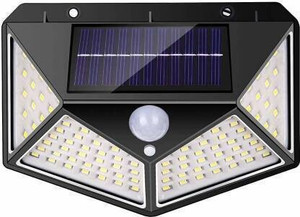 FIVANIO 100 LED Solar Lights for Garden LED Security Lamp for Home, Garden Solar Light Set Price ...