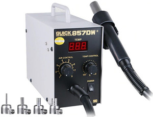FIRSTART QUICK 857DW+ Digital Best Quality SMD Rework Station 50 W Temperature Controlled Price ...