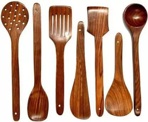 Ruby Perl newsetof7spoon Wooden Spatula Price in India - Buy Ruby Perl newsetof7spoon Wooden ...