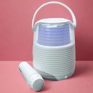 Buy Shamsa B43 M410SP (PORTABLE BLUETOOTH SPEAKER)RGB Light with WirelessKaraoke 2400mAh 16 W ...