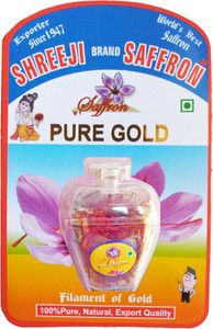 shreeji brand Shreeji Saffron 1g pack (Kashmiri Grade 1) Price in India - Buy shreeji brand ...
