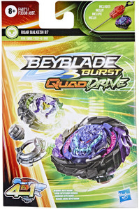 BEYBLADE Burst QuadDrive Roar Balkesh B7 Spinning Top Starter Pack with Launcher - Burst ...