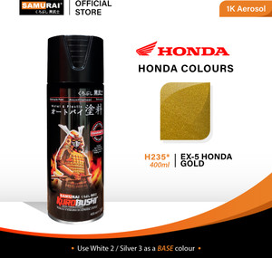 Samurai Kurobushi Honda Motorcycle Paint Colours H235 HONDA GOLD Spray Paint 400 ml Price in ...