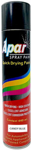 apar Spray CANDY BLUE-440ml, for Bike, Cars, Wood, Metal, Art & craft Blue Spray Paint 440 ml ...