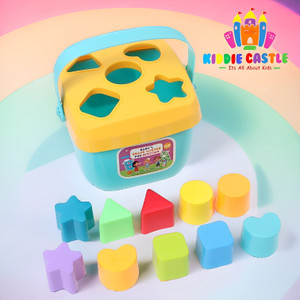 Kiddie Castle Baby’s Shape Sorter Fun for Kids Toddlers - A Pre School Toy with 10 Shapes - Baby ...