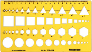 Traceease Traceease Multiple Shapes Stencil Geometric Combination ...