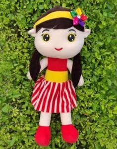 ARYAN Sofia Red Dolls Soft Toy Cute dolls for kids/Girls - 40 cm - Sofia Red Dolls Soft Toy Cute ...