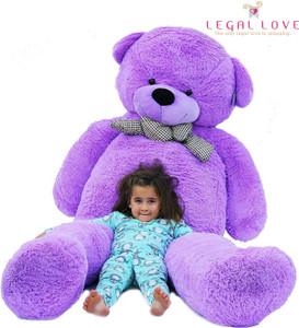 LEGAL LOVE 5 Feet Purple Super Soft Huggable Teddy Bear for Girlfriend/Birthday Gift - 60 inch ...