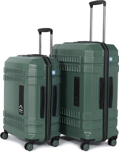 Uppercase Bullet Hard Check-in Trolley Bag Set of 2(M+L), TSA Lock Check-in Suitcase 8 Wheels ...