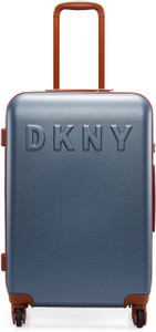 DKNY IDENTIFICATION Check-in Suitcase 4 Wheels - 25 inch DENIM - Price in India | Flipkart.com