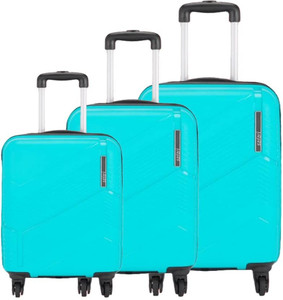 SAFARI Carter Hard 5 Years Warranty Set of 3 Suitcase Trolley Bags (55 & 67 & 76 cm) Cabin ...