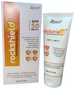 RockShield Sunscreen - SPF 50 PA+++ SunscreenAquagel - Price in India, Buy RockShield Sunscreen ...