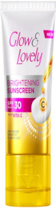 Glow & Lovely Sunscreen - SPF SPF 30 PA+++ PA+++ Brightening Sunscreen spf 30 15g - Price in ...