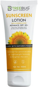 TREEBUG Sunscreen - SPF 30 PA+ Sunscreen Lotion - Price in India, Buy TREEBUG Sunscreen - SPF 30 ...