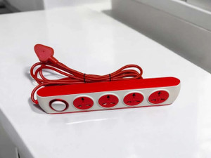 SS ENTERPRISE Multi Purpose Power Strip With LED Indicator 1 Switch 4 Socket Extension Boards ...