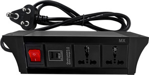 MX PDU Under table 6/16 Amps 2USB(2.4 A) (65W) Charger with 2Pole Switch 6423_3M 2 Socket ...