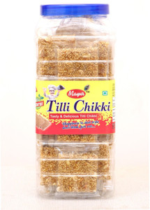 mayur Tilli Chikki Jar / Just Like Home Made Chikki (Crispy & Crunchy) Plastic Bottle Price in ...