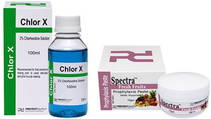 Prevest Chlor X-100ml-and Prophylaxis Paste 75g Teeth Whitening Kit Price in India - Buy Prevest ...